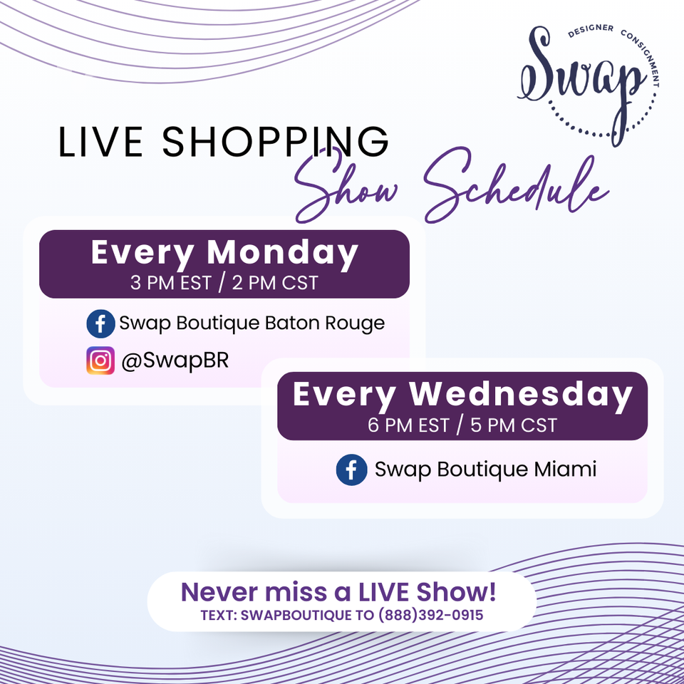 Designer Consignment | Miami | New Orleans | Baton Rouge – Swap Boutique